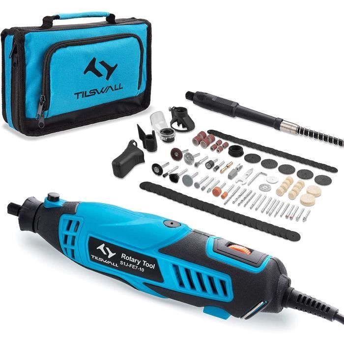 Outil Rotatif Multifonction 160W Outil Rotatif Electrique avec 6 ...