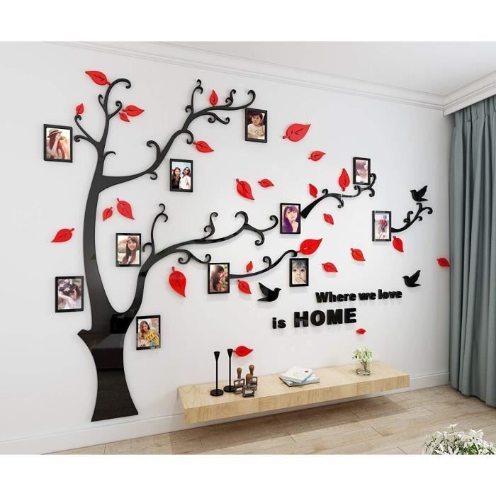 Stickers Arbre Mural, 3D Stickers Muraux Cristal en Acrylique Arbre ...