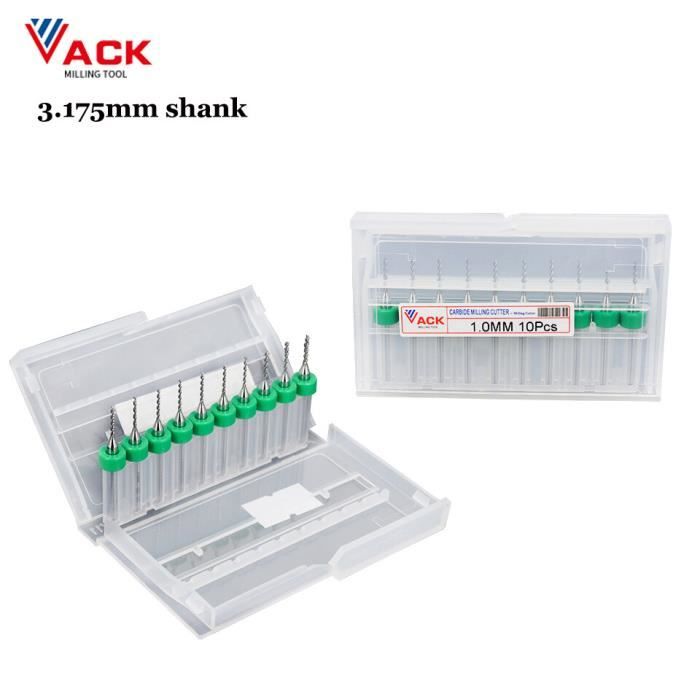 Foret-meche,Jeu de forets pour PCB en carbure Mini-foret CNC à tige ...