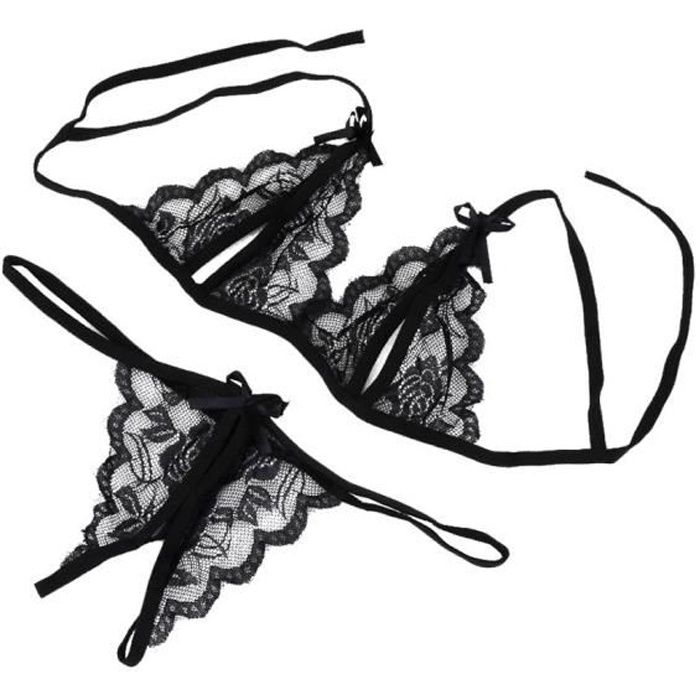 Femmes Lady Lingerie Sexy Dentelle Sous-Vêtements Vêtements De Nuit G ...