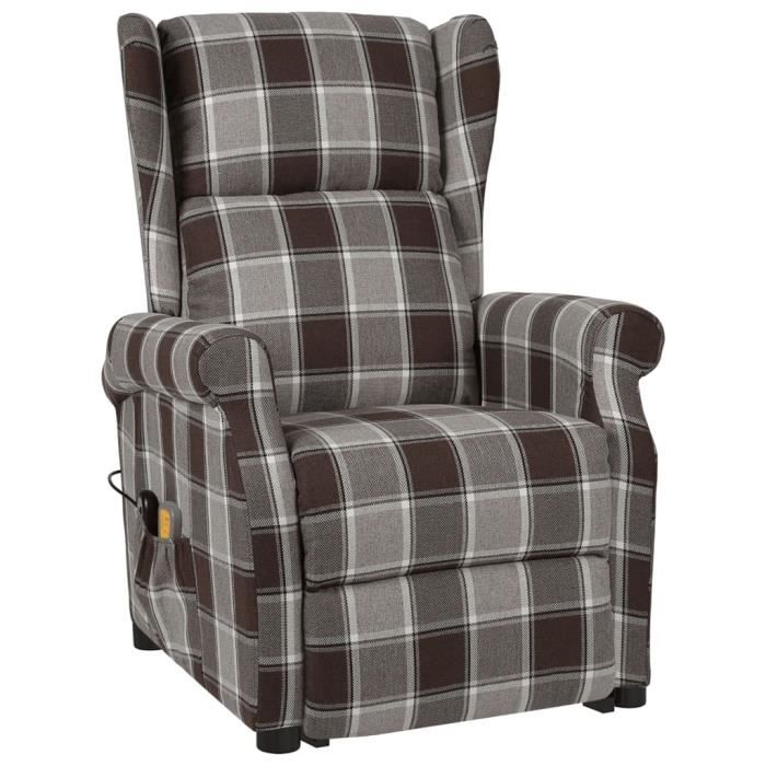 Omabeta Fauteuils électriques Fauteuil De Massage Inclinable Marron