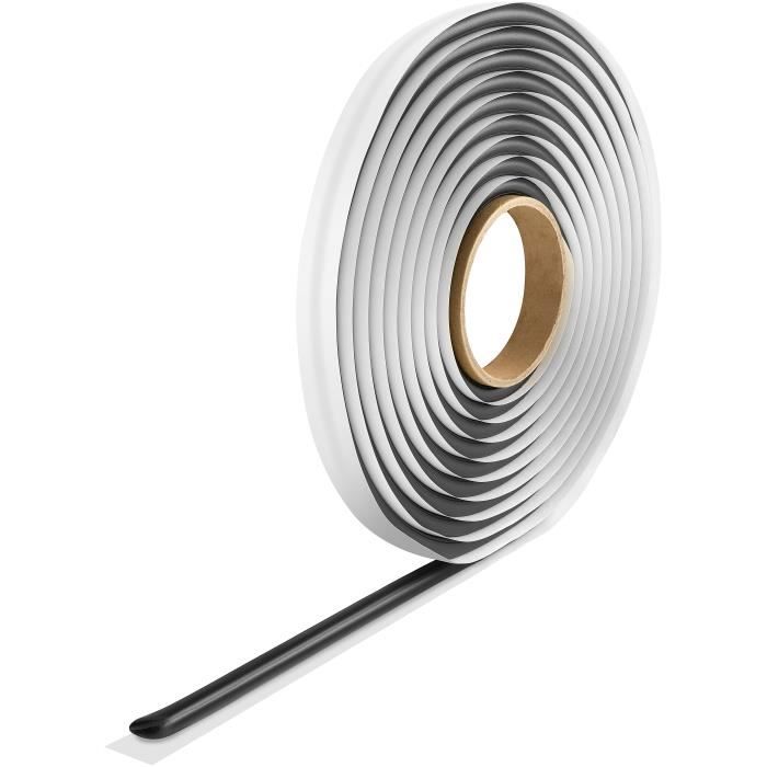 Cordon adhésif rond en butyle (5 m x 10 mm), Mastic butyle, Joint rond ...
