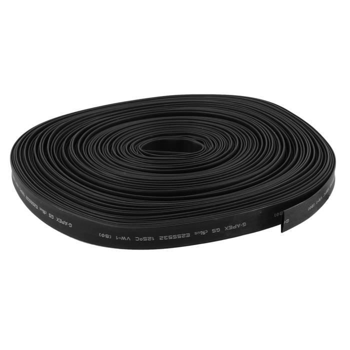 SOURCING MAP Gaine Thermorétractable 8mm Diamètre 2:1 Rapport Tube Fil ...