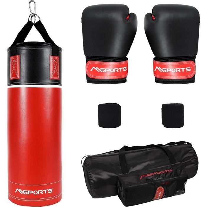 MSPORTS Set de boxe professionnel pour enfants et adolescents - 60 x 20 ...