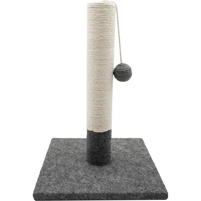 Tyrol Griffoir pour Chat 42 cm Poteau Griffoir Chat en Jute et Tissu ...