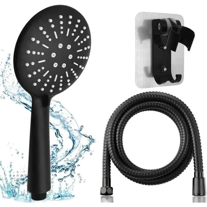 Candyalley Pommeau Douche Haute Pression Noire Pommeau Douche Anti