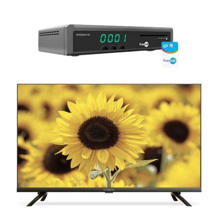 PACK STRONG TV HD 32" 80cm SMART TV + OPTEX Récepteur / Décodeur TV ...