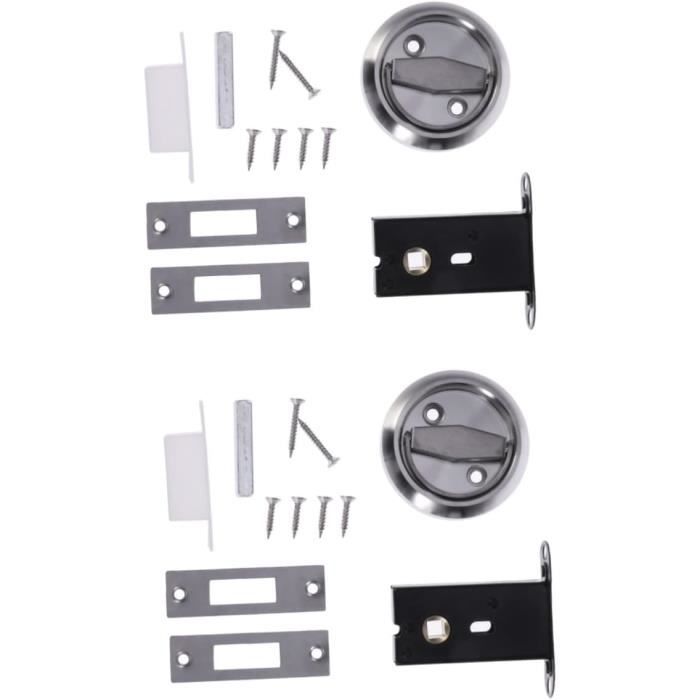 Ensemble de serrures de porte cachées en acier inoxydable sans clé ...