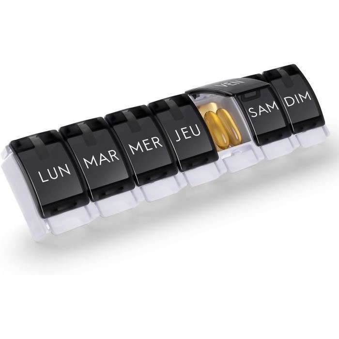Pilulier Semainier Français 7 Jours - Boîte À Pilules Boîte À ...