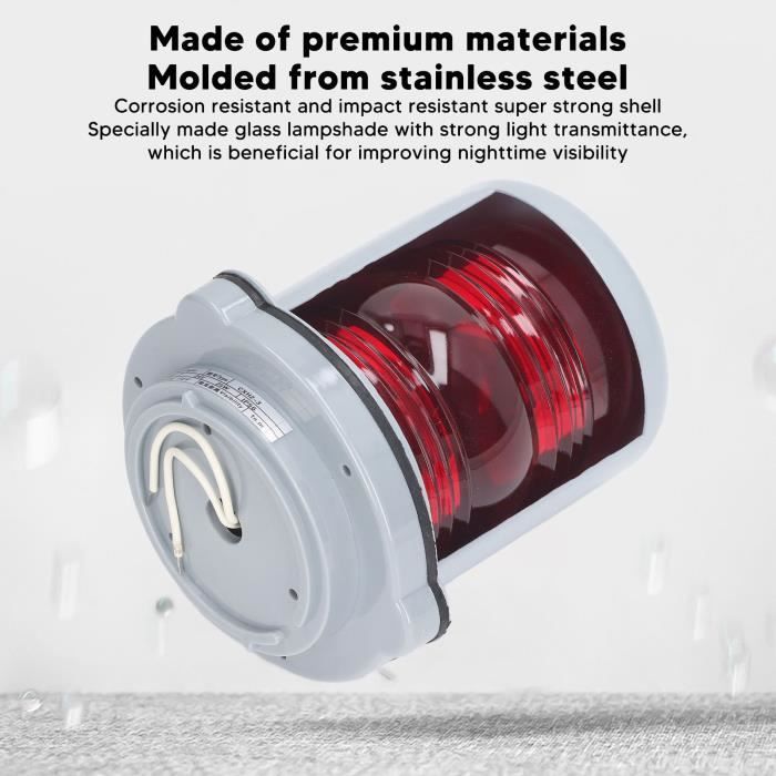 Feu de navigation DC24V 25W Bateau Navigation Lumière LED Navigation ...