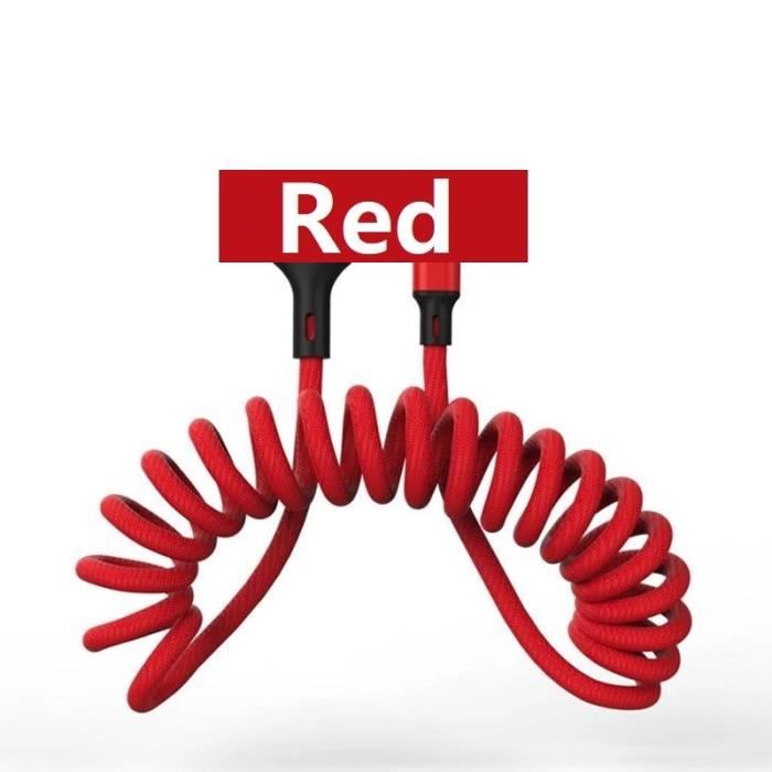 Red--Type C -câble USB type c 5A pour recharge rapide et transfert de ...
