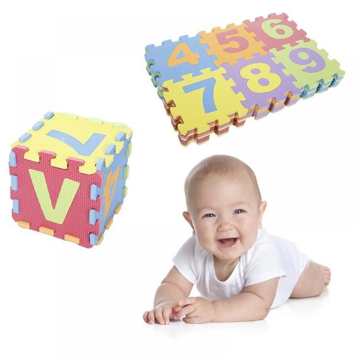 KEDIA Tapis de sol puzzle en mousse EVA pour enfants, 15.5*15.5cm ...