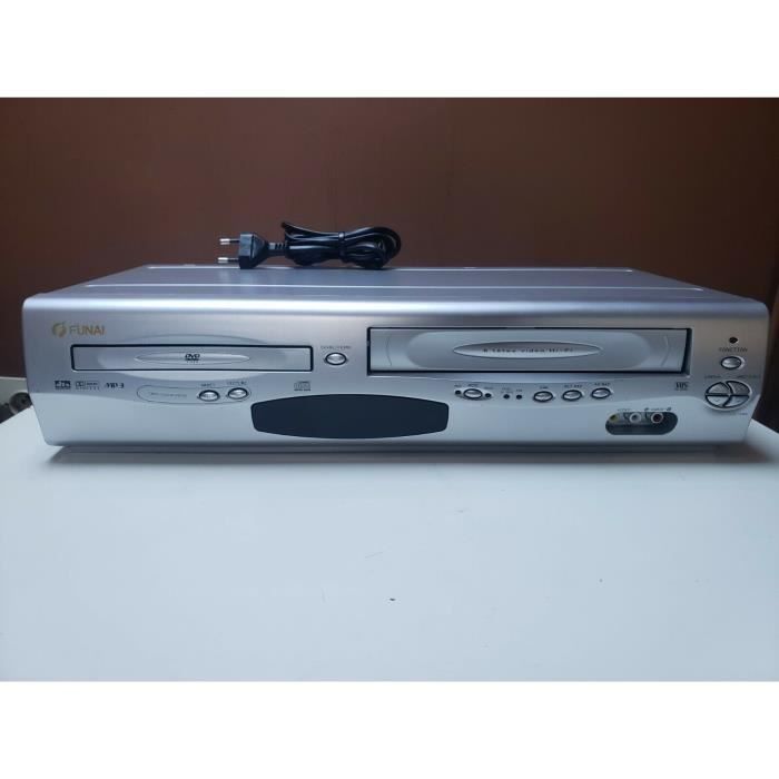 COMBI COMBINE FUNAI DVCR-4800 LECTEUR DVD MAGNETOSCOPE ENREGISTREUR VHS ...