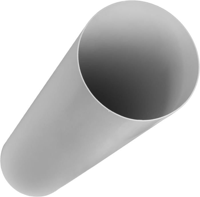 Conduit De Ventilation Rond Et Droit En Plastique - 125 Mm De Long - 1 ...