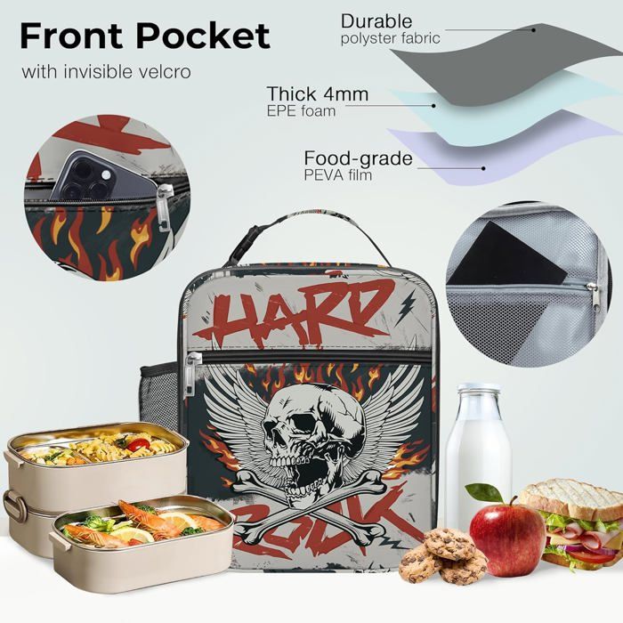 Sac isotherme repas enfant - SIGHTMARK - Aile Squelette - 23x26x11 cm ...