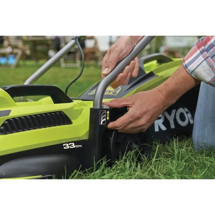 Tondeuse électrique filaire RYOBI 1500W coupe 36cm RLM15E36H ...