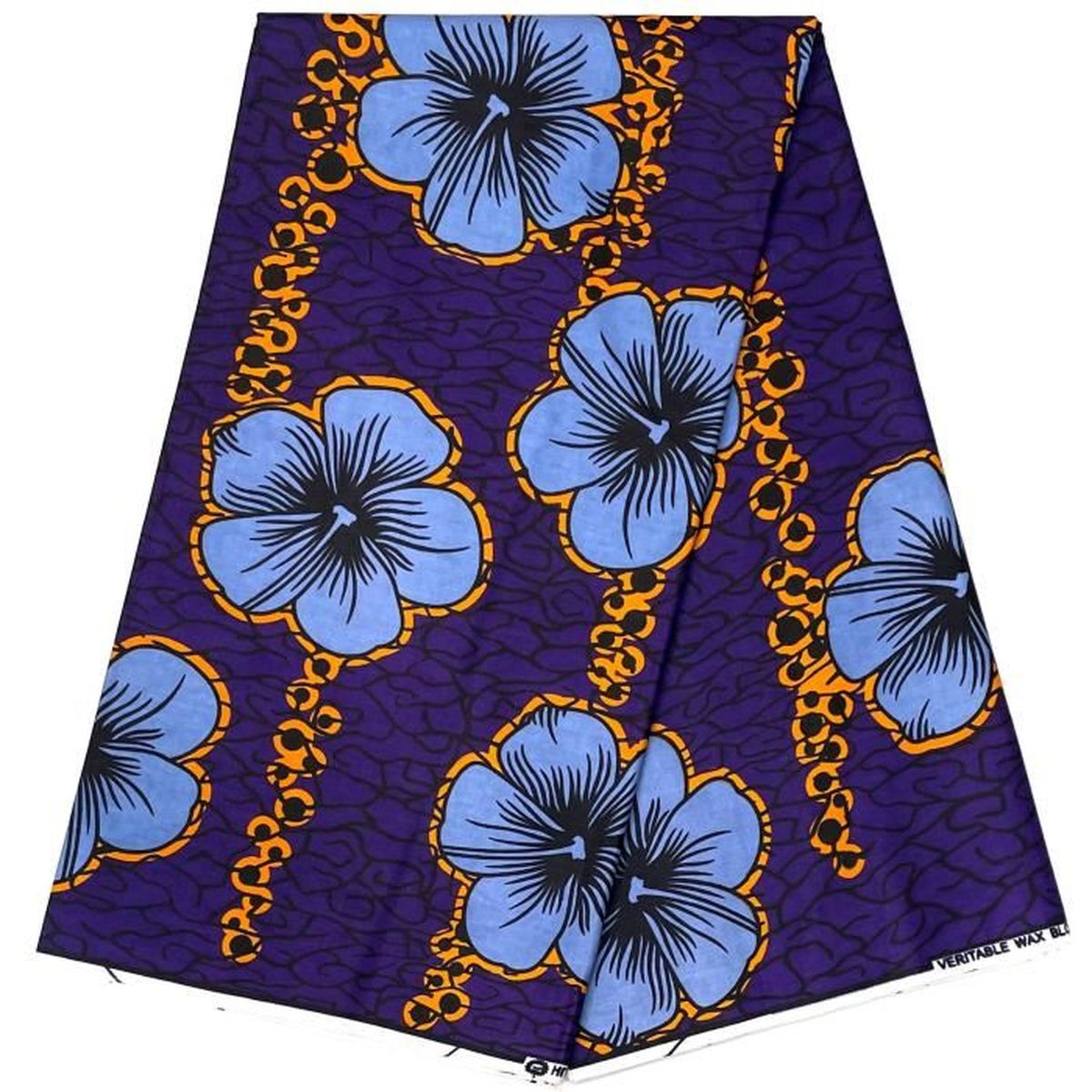 Wax Pagne Tissu Africain HITARGET 6 Yards 100% Coton - Cdiscount Beaux ...