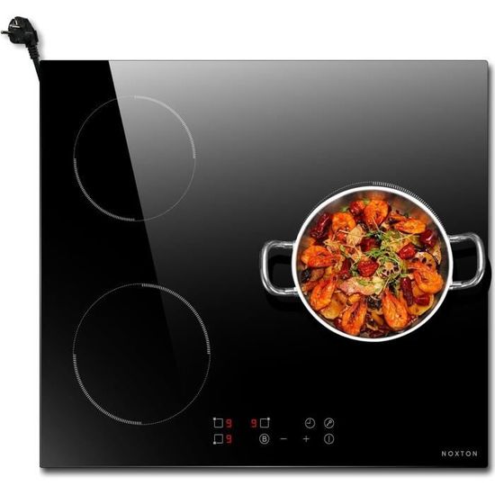 Plaque Induction 3 Feux avec Prise,Plaque de Cuisson Induction ...