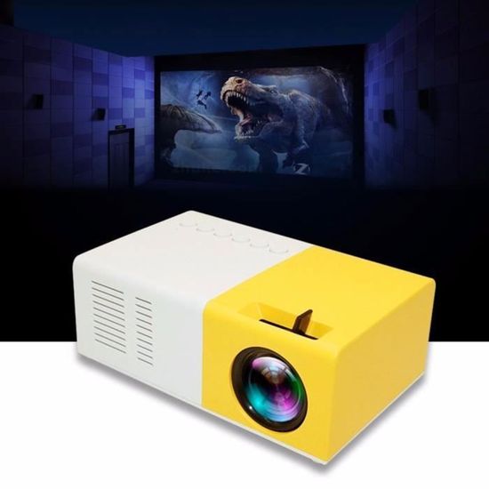 Mini Projecteur HD Portable LED - Jaune - Dure de vie de la lampe 30000 ...