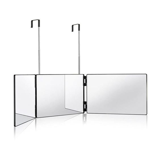 Miroir à 3 Voies Pour Le Miroir De Coupe De Cheveux Miroir Vanitor