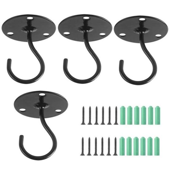 4PCS Crochets en Fer,Accroches de Suspension Plafond ,Crochet de ...