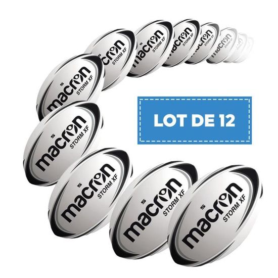 Ballon Macron storm xf rugby T4 (12 pcs) - Cdiscount Sport