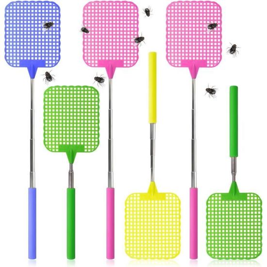 Tapette À Mouches Télescopique 6X - Protection Contre Les Insectes Avec ...