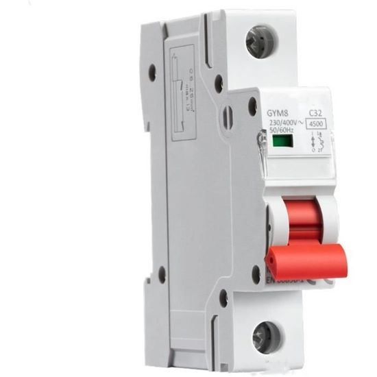 Disjoncteur Mcb 220V 400V Mini Disjoncteur C Type 4. Commutateur 5Ka Ac ...