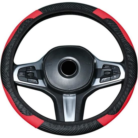 Couvre Volant De Voiture, 38Cm Pu Cuir Antidérapant Universel Auto ...