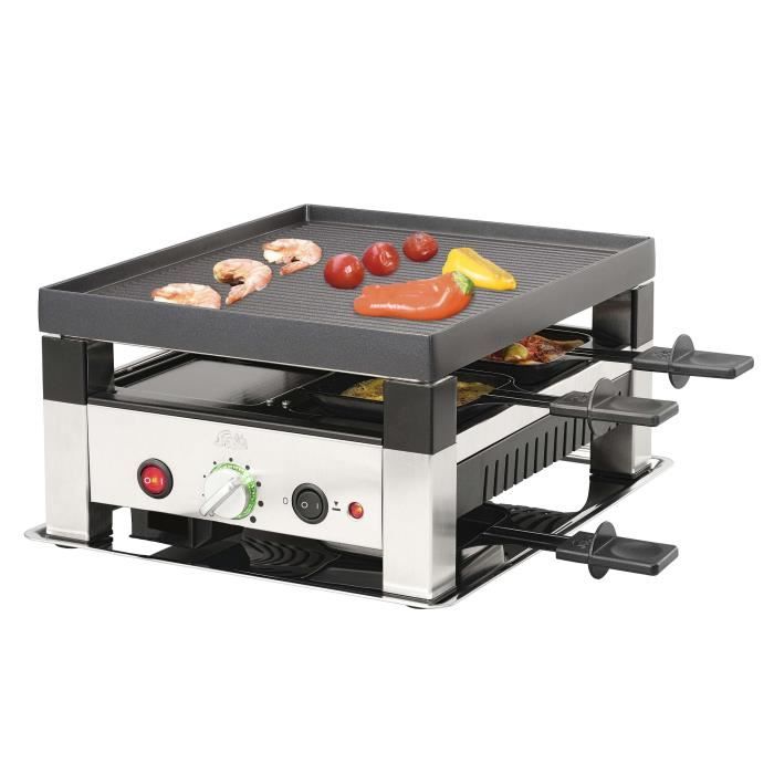 Appareil a Raclette - Raclette, Table grill, Wok, Crêpes et Pizza ...