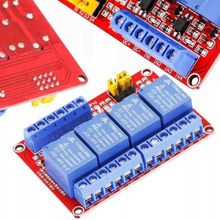 Module de relais Arduino Rosfix 4 canaux 5v H/L 10A - Cdiscount Bricolage