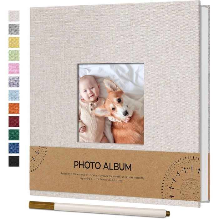 Vienrose Album Photo Adhesif 10x15 Petit Album Photo en lin 40 pages ...