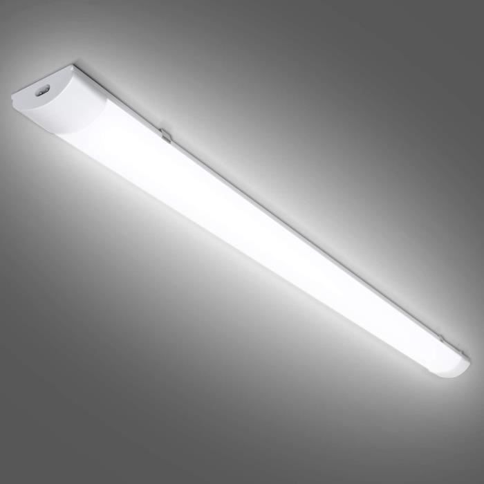 Lampe LED pour locaux humides 60cm (2.5CM de hauteur), Tube LED 18W ...