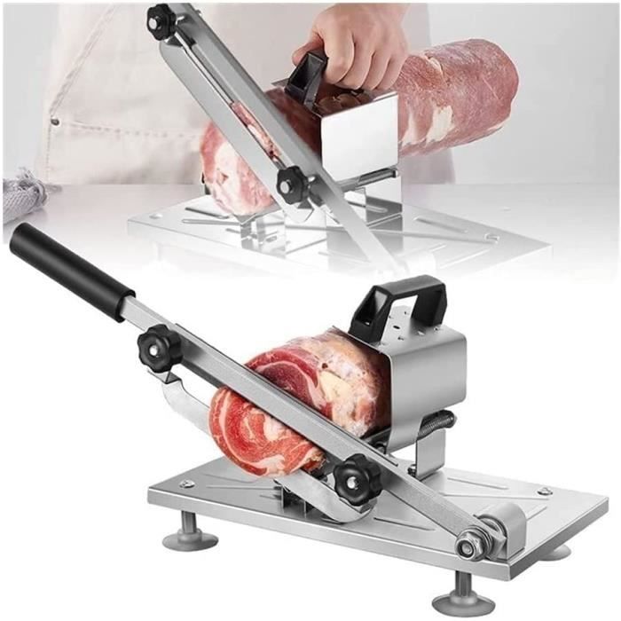 Machine à trancher Manuelle de trancheuse de Viande congelée pour l ...