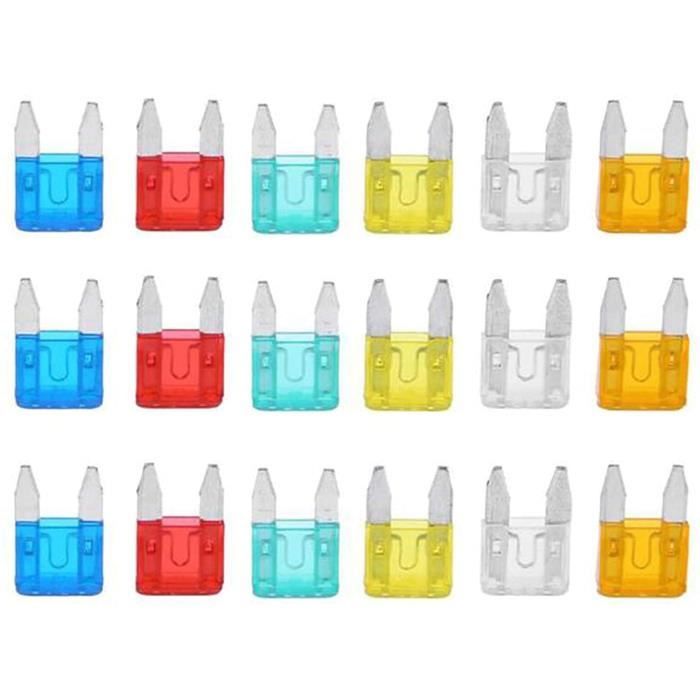 Mini Fusibles de AutoFusible à Lame 120-180 Pièces Assortiment Kit de Jeu D'assortiment Mixte 5A ...