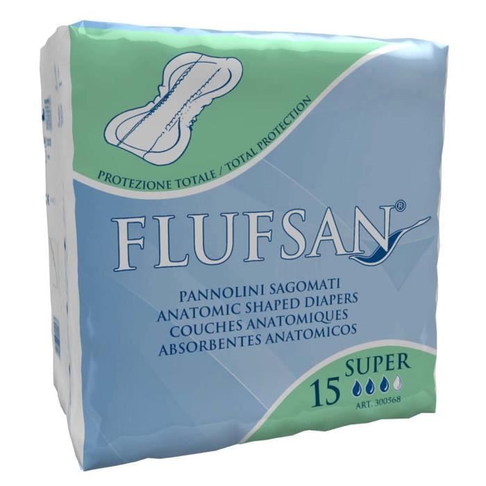 FLUFSAN Changes anatomiques super pour incontinence moyenne à sévère ... FLUFSAN Changes anatomiques super pour incontinence moyenne à sévère ...