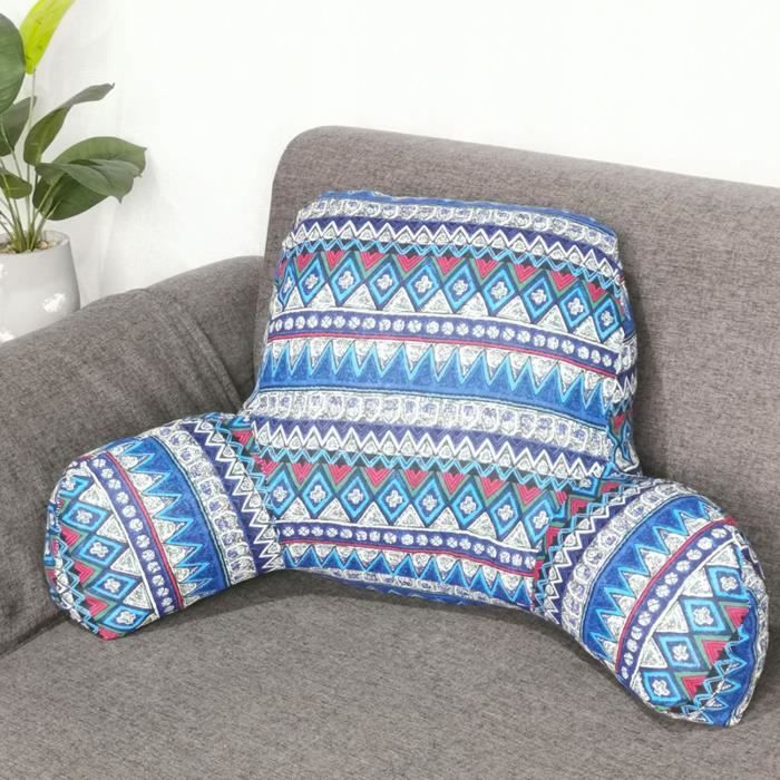 Coussin de grand dossier de lecture repose-chaise de soutien lombaire ...