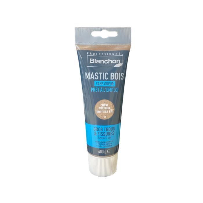 Mastic bois - BLANCHON - Chêne rustique - 400 g - Réparation fissures ...
