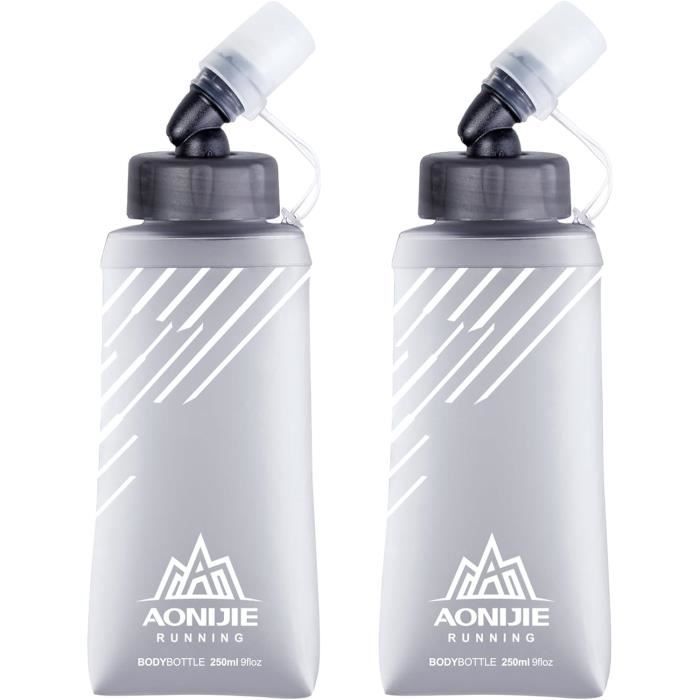 Flasque Running 250Ml 420Ml 500Ml Bouteille D'Eau Souple Gourde Sport ...