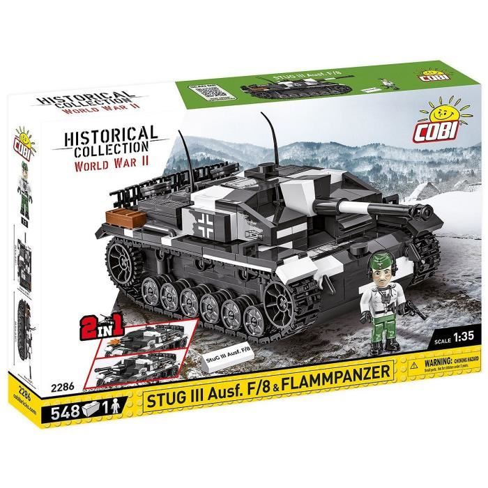 Maquette - COBI - STUG III AUSF. F/8 & FLAMMPANZER - Plastique - A ...