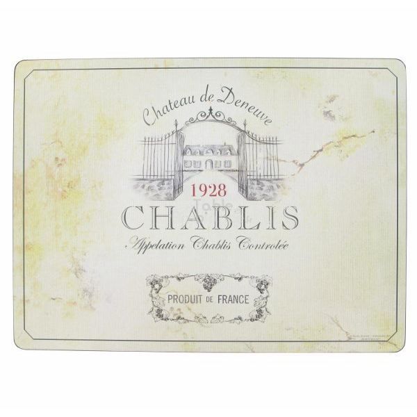 4 Sets de table rigides Vins de France - Pimpernel - Cdiscount Maison