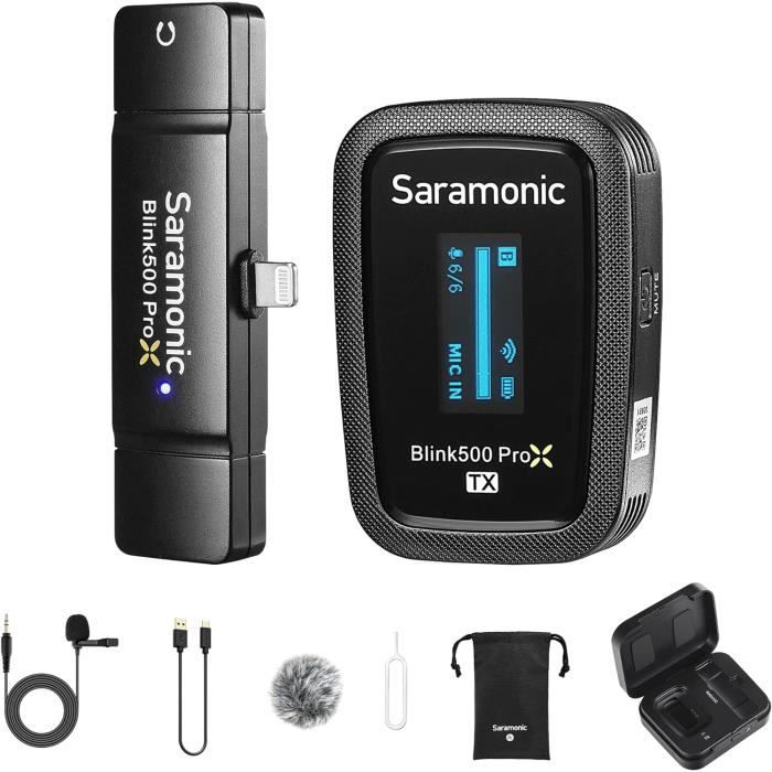 Blink500 Prox B3 Microphone Cravate Sans Fil Oled Pour Iphone-Ipad, 2,4 ...