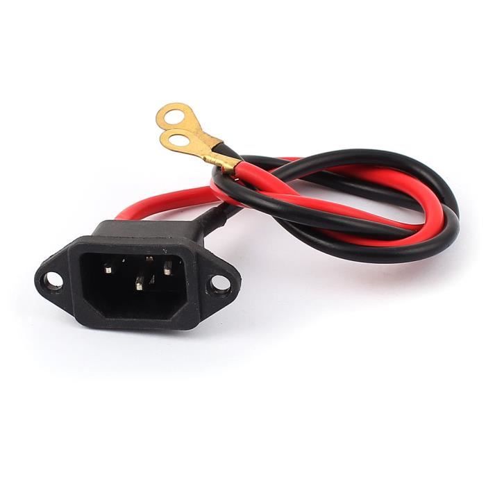 AC 250V 15A IEC320 C14 en plastique Adaptateur pour prise alimentation ...