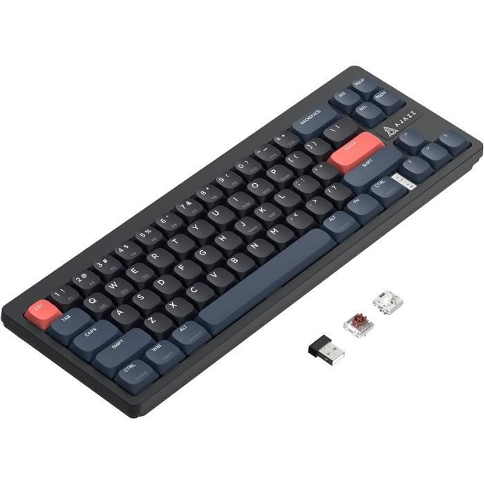 Akl680 Clavier Mécanique, Clavier Sans Fil 68% Discret, Clavier De Jeu ...
