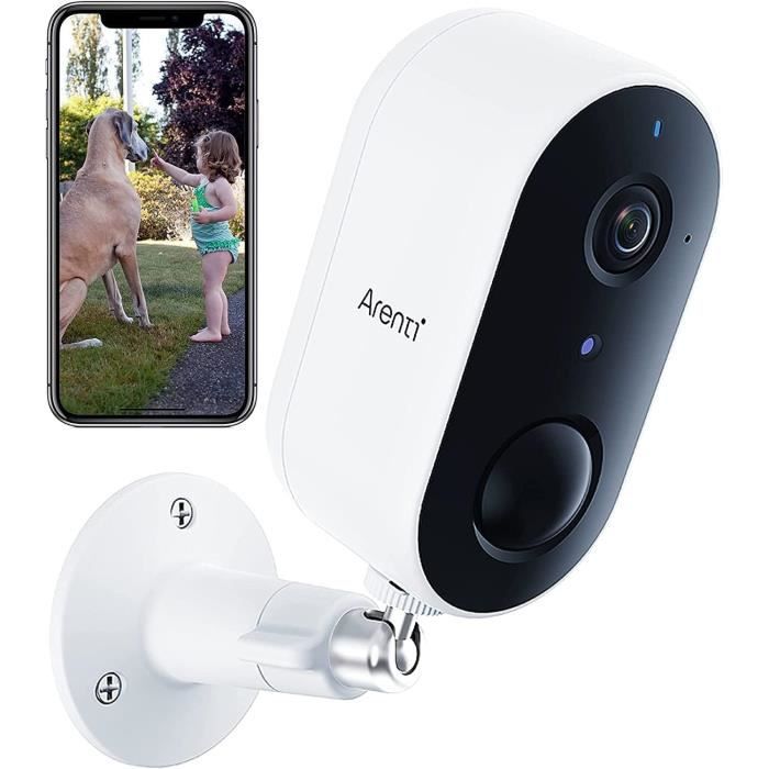 Go1 Caméra De Sécurité Extérieure Sans Fil, Rechargeable Battery 1080P ...