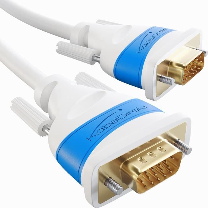 \ Cable Vga Vers Vga \ 2 M \ Pour Une Qualité D'Image Maximale Grâce À ...