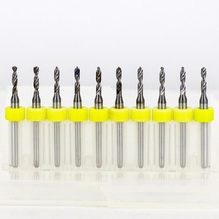 2.0MM 10PCS -VACK – jeu de forets pour PCB,10 pièces,micro embouts ...