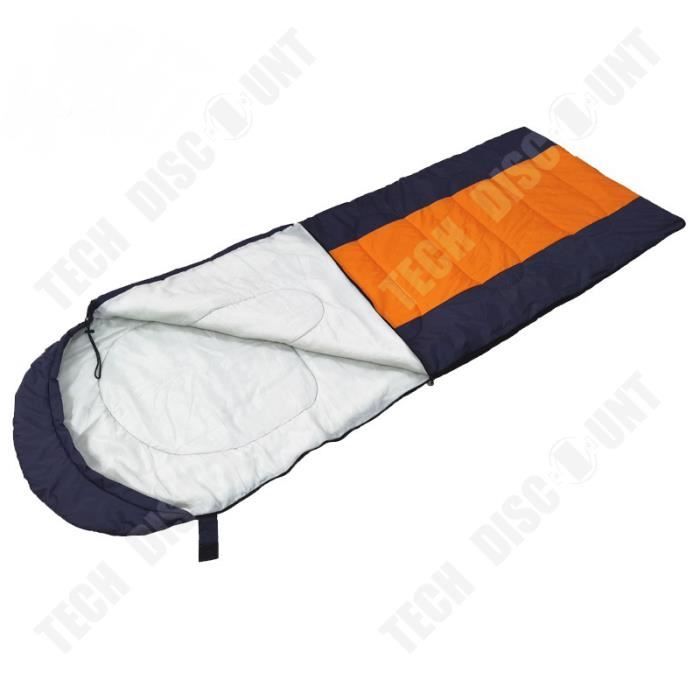 Sac de couchage - TD® - Orange - Polyester - Coton creux - Facile d ...