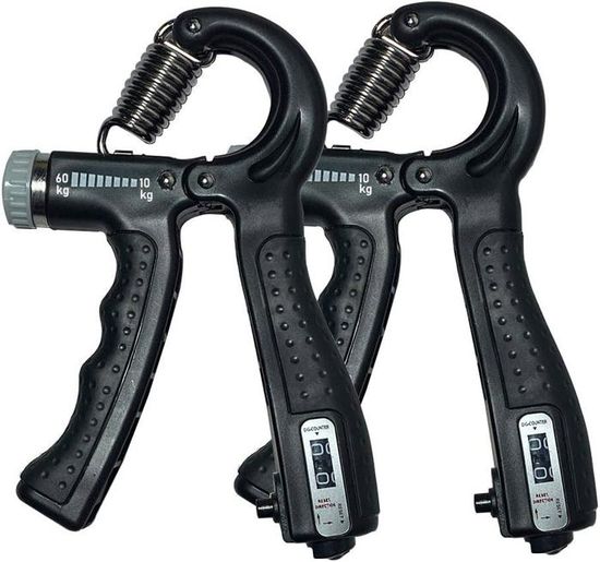 Hand Grip, 2 Pcs 10-60 kg Ajustable Musculation Main, Musculation Avant ...