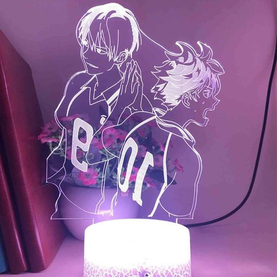 Haikyuu Kozume Kenma Anime LED Night Light for Kids Birthday Gift Beoom ...